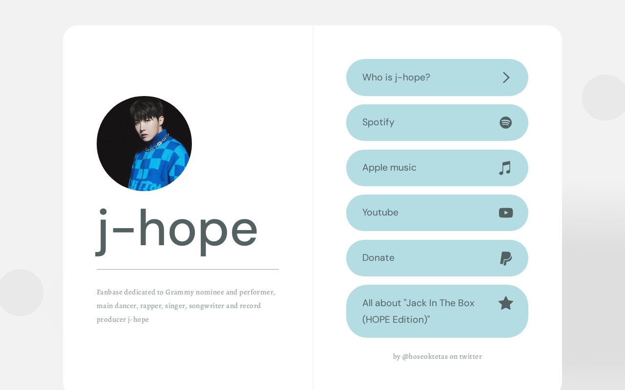Fanbase j-hope card